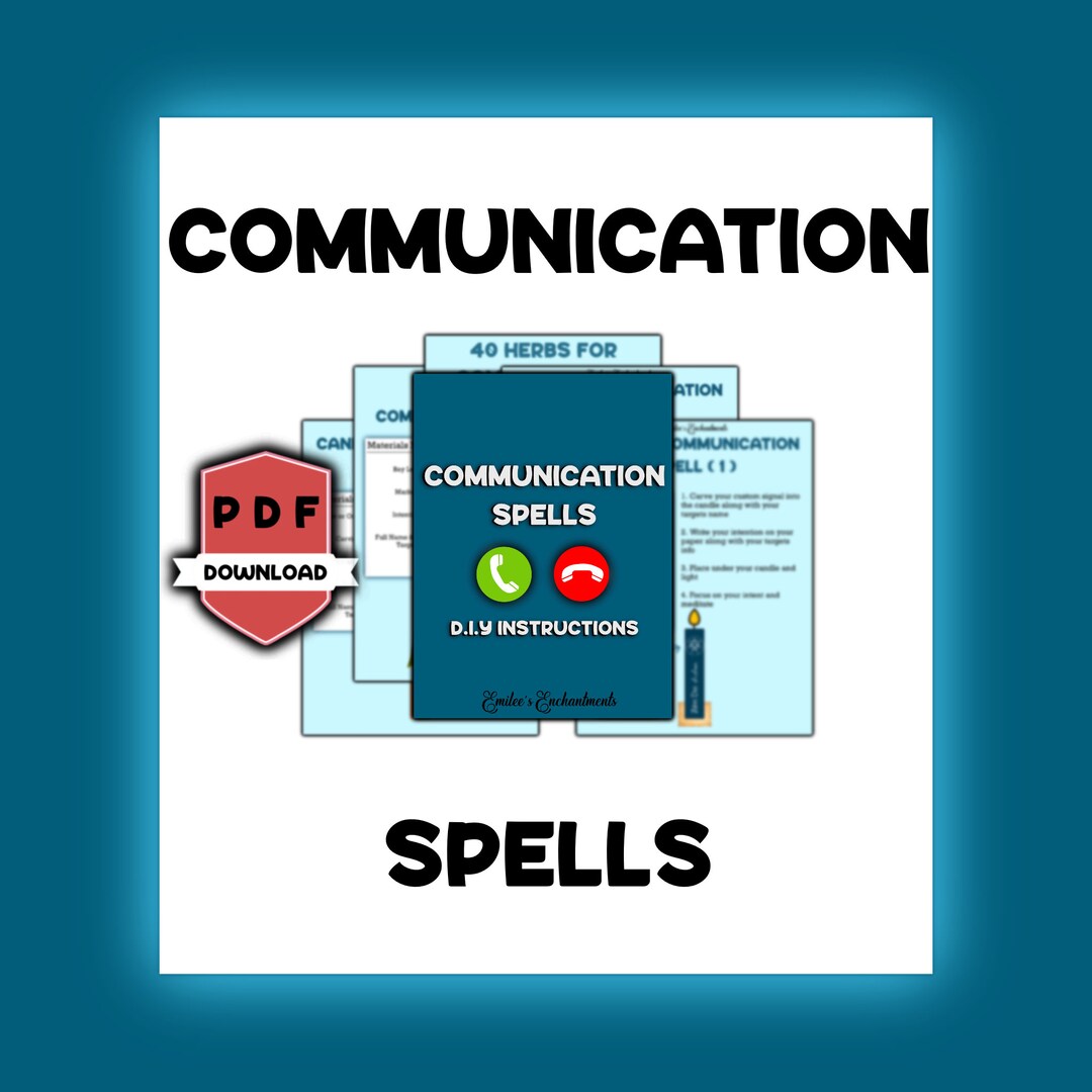 SIMPLE Communication Spells (DIY) - Etsy