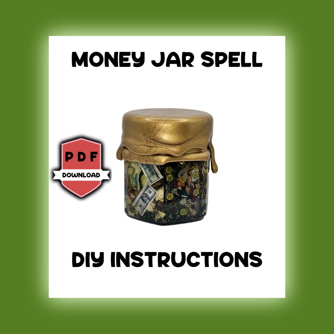 DIY Money Spell Jar (step by Step Instructions) - Etsy