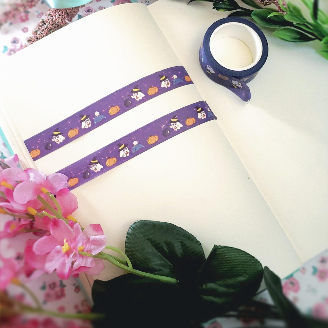 15 MM Cute Spooky Kawaii Halloween Ghost Washi Tape,stationery Tape ...