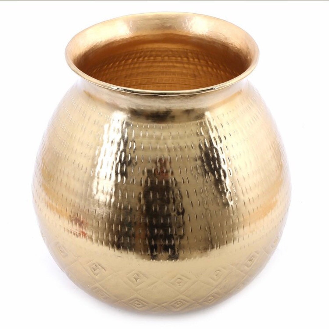 Kasbah Gold Iron Vase - Etsy