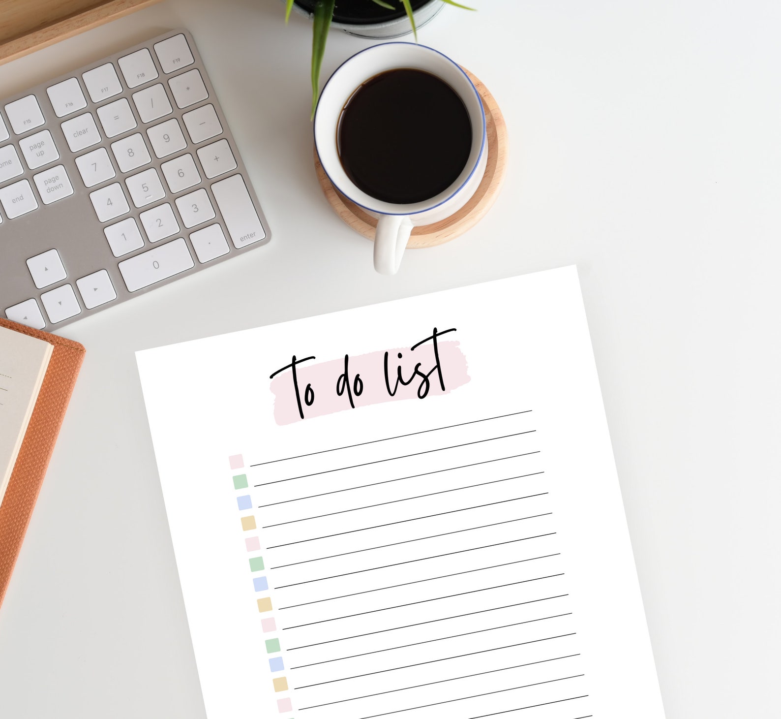 To Do List Editable Canva Template | Boho to Do List With Checkboxes ...