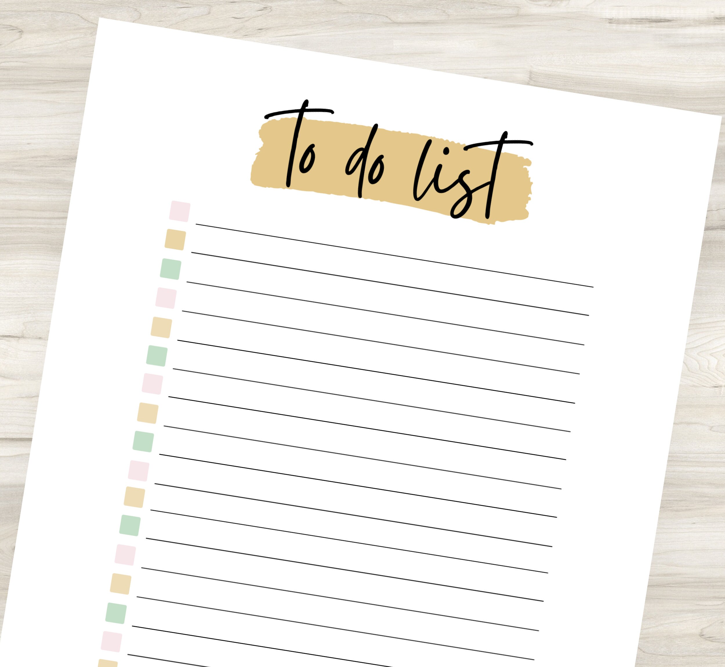 To Do List Canva Template to Do List Printable, List Template, Editable ...