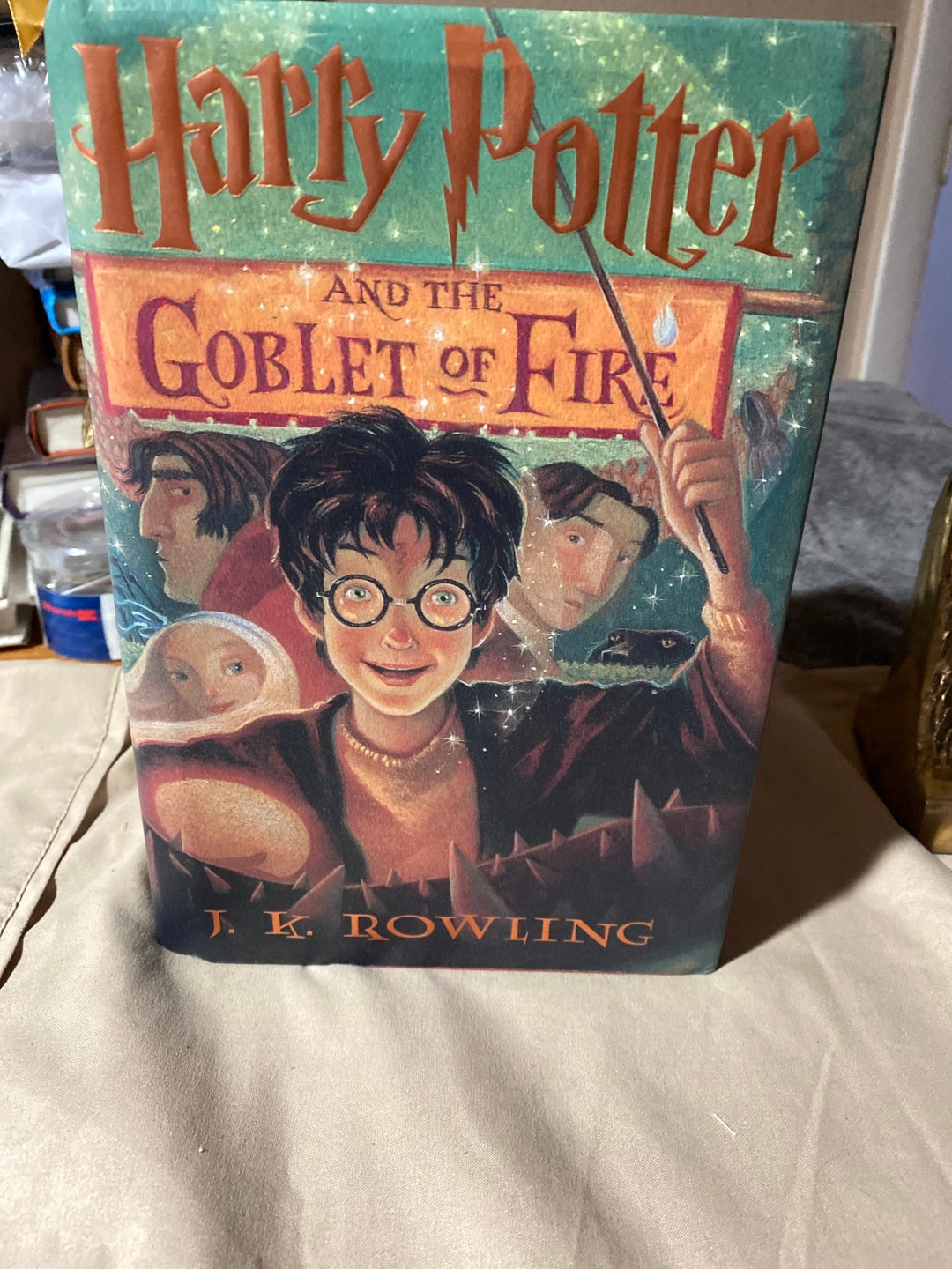 Harry Potter and the Goblet of Fire, by J.K. Rowling,signed by Rowling ...