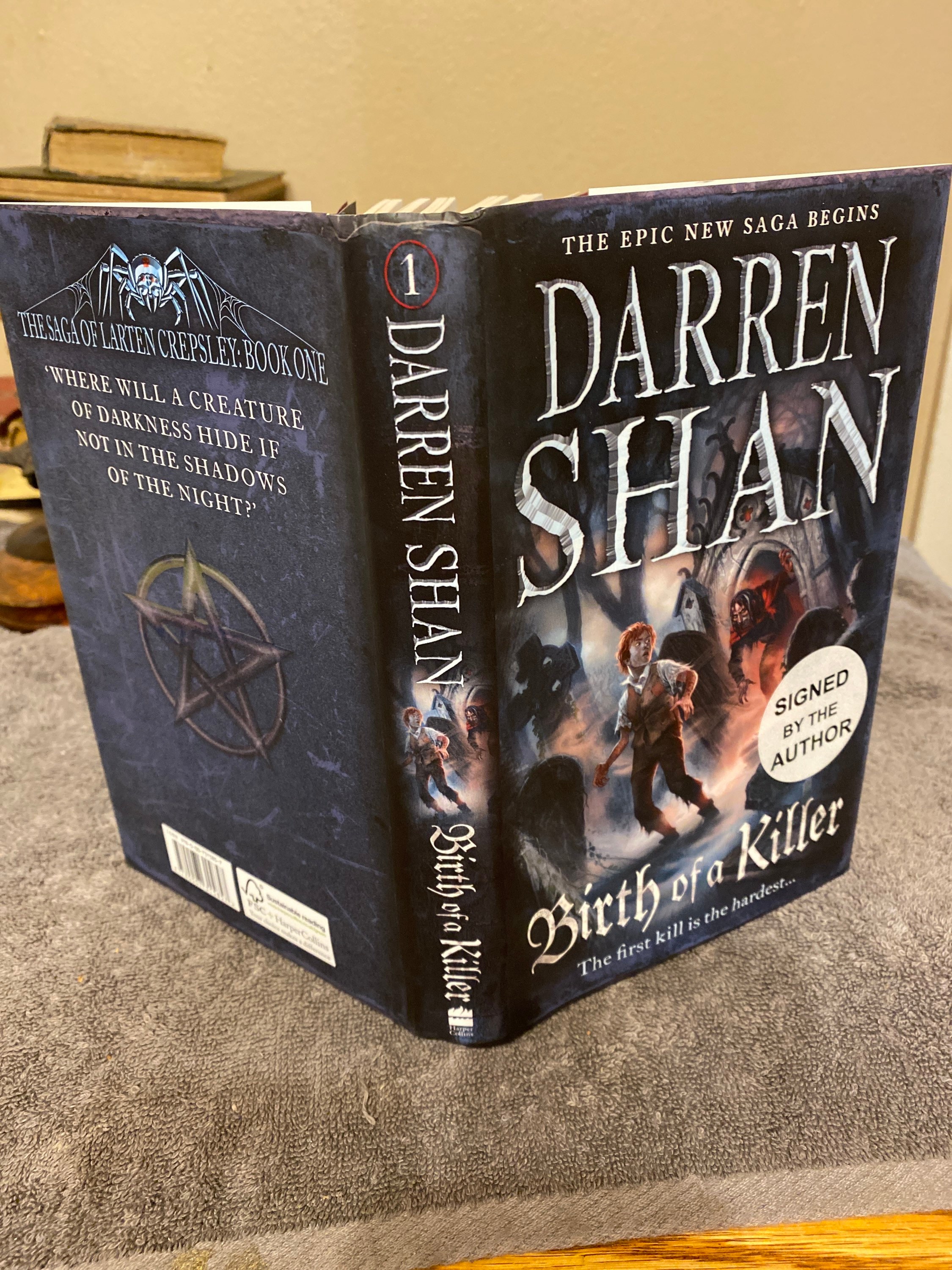Birth of a Killer, Darren Shan, Signed Book - Etsy