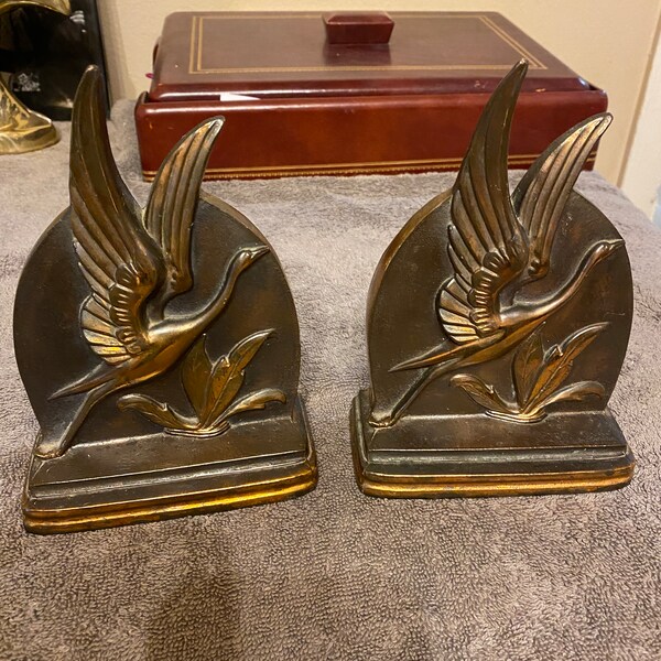 Bronze Bookends - Etsy