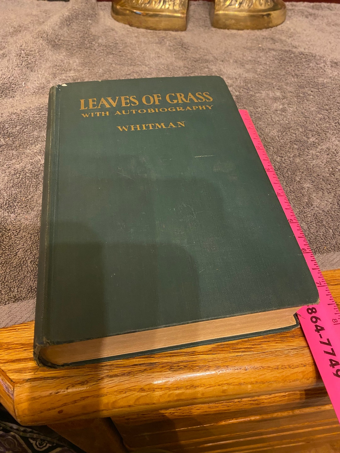 Leaves of Grass, Autobiography Ed. by Walt Whitman - Etsy