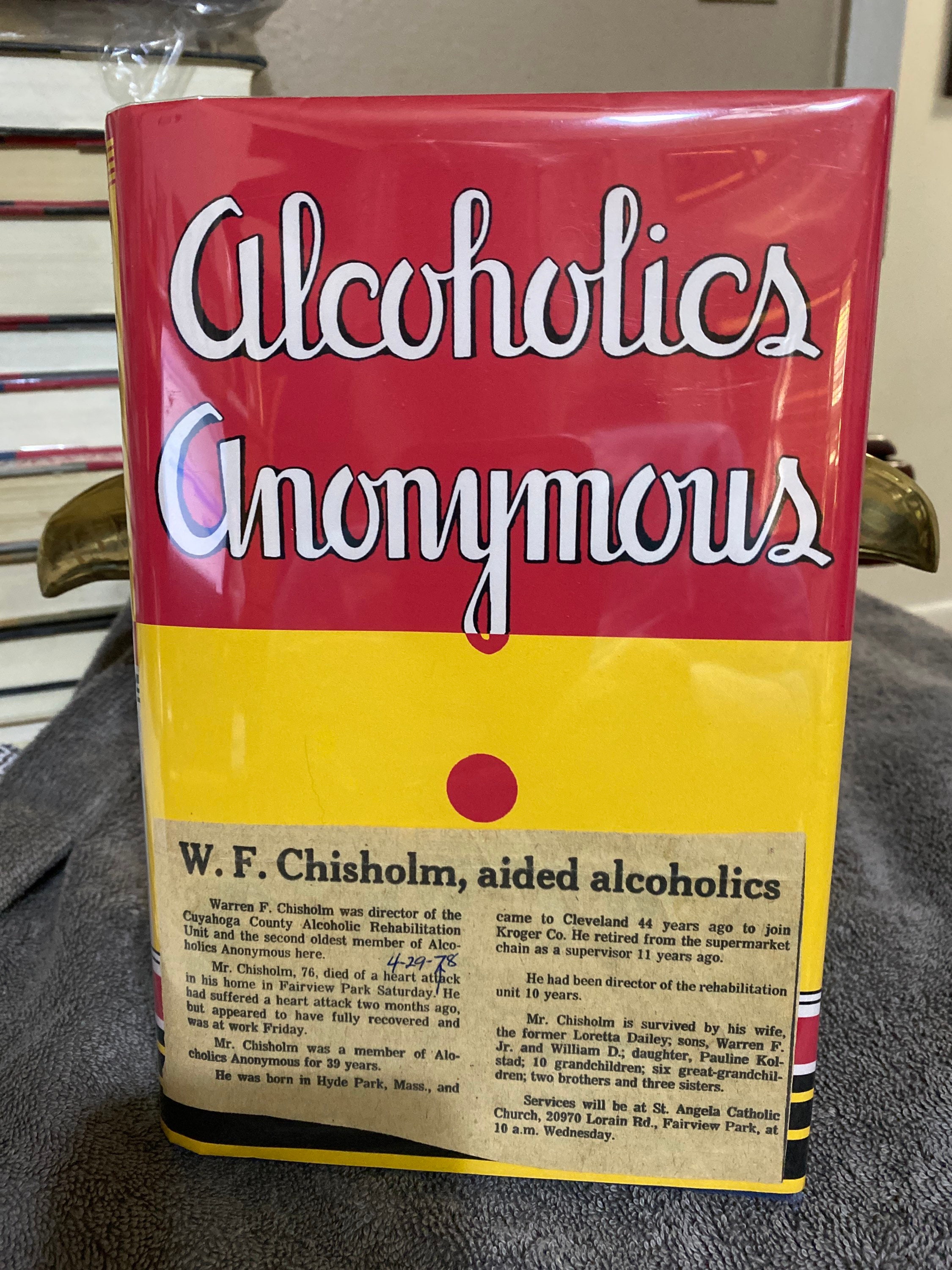 AA Big Book: First Edition, Second Printing, 1941, Signed - Etsy