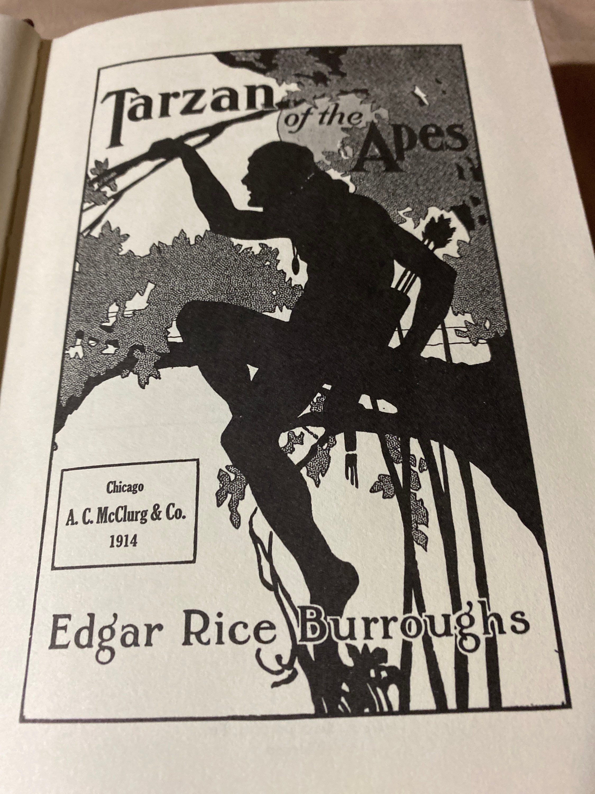 Tarzan of the Apes, Edgar Rice Burroughs, FACSIMILE EDITION of the ...
