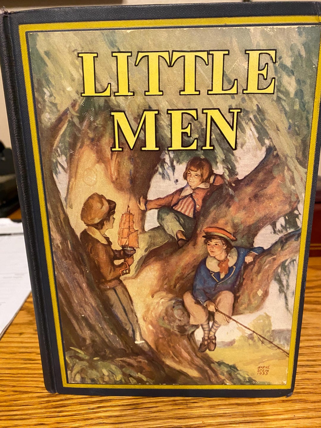 Little Men, by Louisa May Alcott, Color Illustrated by Harve Stein - Etsy