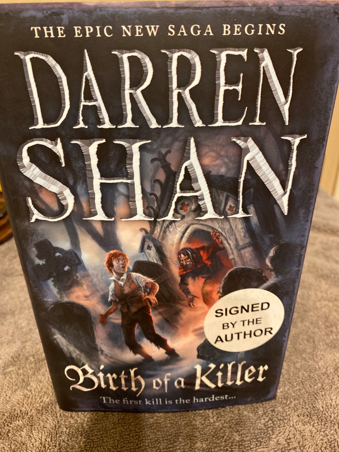 Birth of a Killer, Darren Shan, Signed Book - Etsy