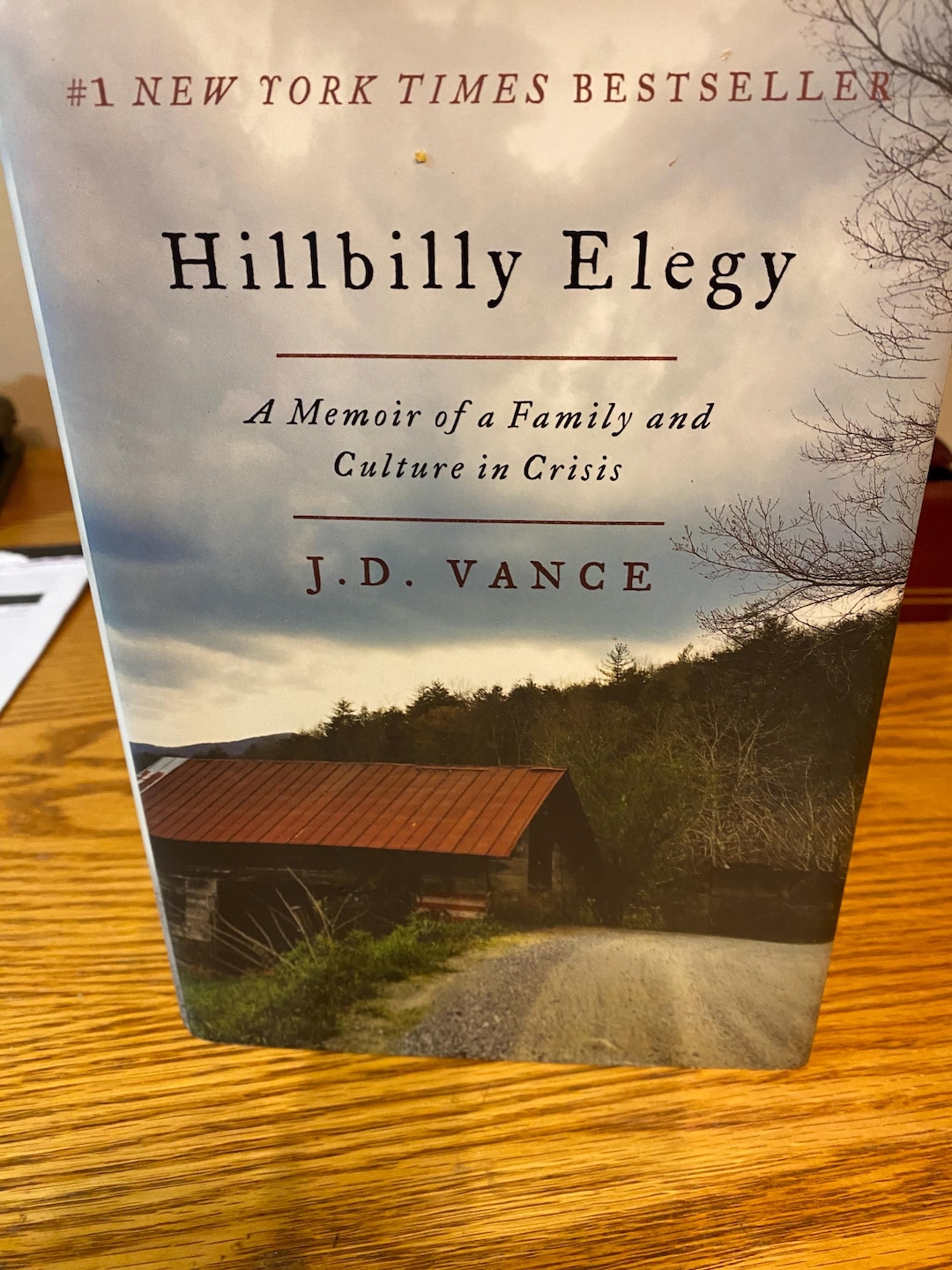 Hillbilly Elegy, by JD Vance, FIRST Edition - Etsy