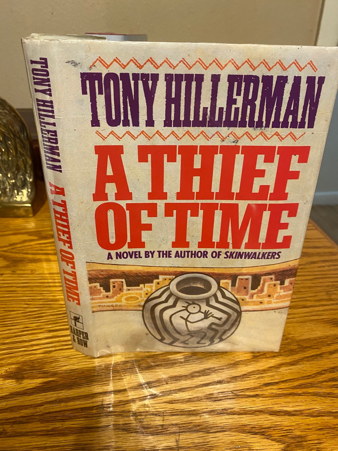 A Thief in Time , by Tony Hillerman , Signed by Author - Etsy