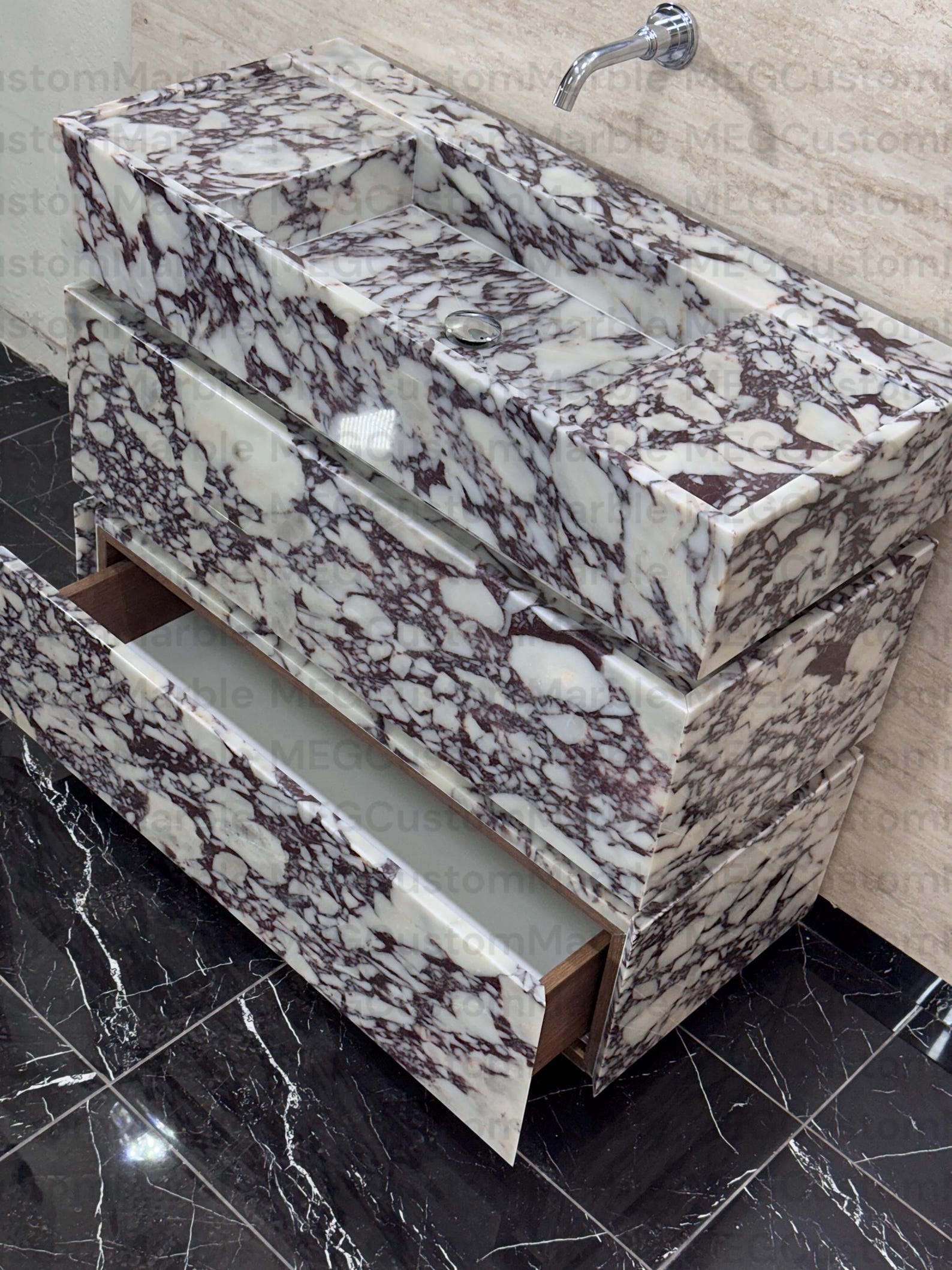 Designer Marble Vanity Stand Bathroom Custom Marble Sink Design, Marble ...