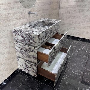 Designer Marble Vanity Stand Bathroom Custom Marble Sink Design, Marble ...