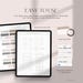 Transparent Digital Planner Stickers: Minimalist Student Stickers (PNG ...