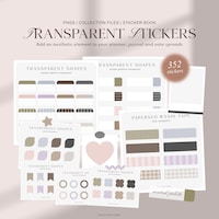 Blueberry Digital Planner Stickers - PNG | Precropped | Goodnotes ...