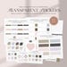 Transparent Digital Planner Stickers: Minimalist Student Stickers (PNG ...