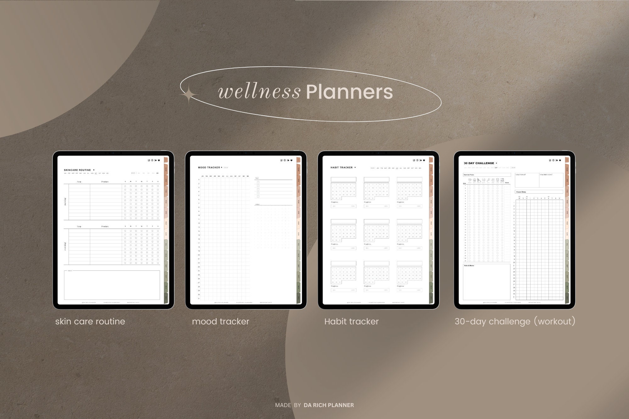 Boho Digital Planner 2024, Goodnotes, Notability for iPad & Tablet ...