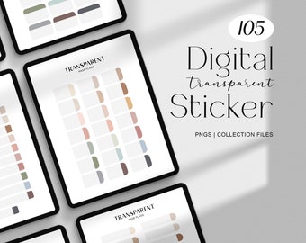 Months & Weekdays Digital Planner Stickers, Student Stickers for Ipad ...