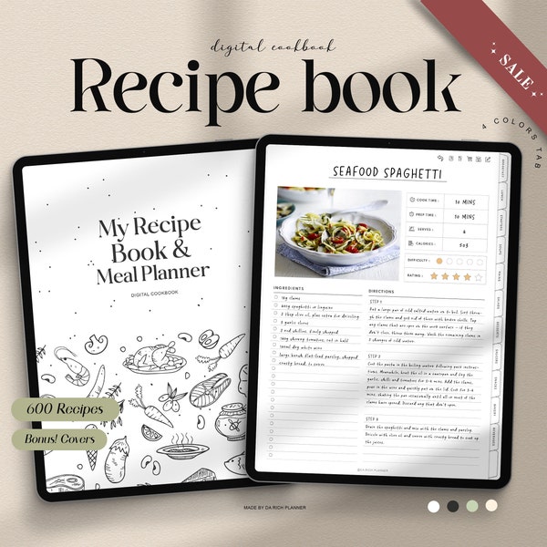 Recipe Book - Etsy