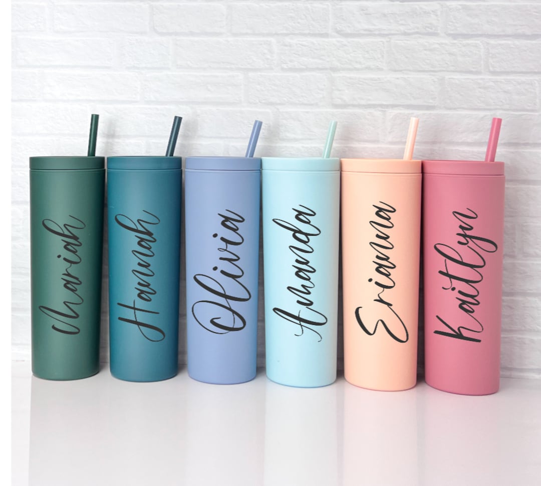 Personalized Tumbler | Neutral Colors Tumbler | Coworker Gift ...