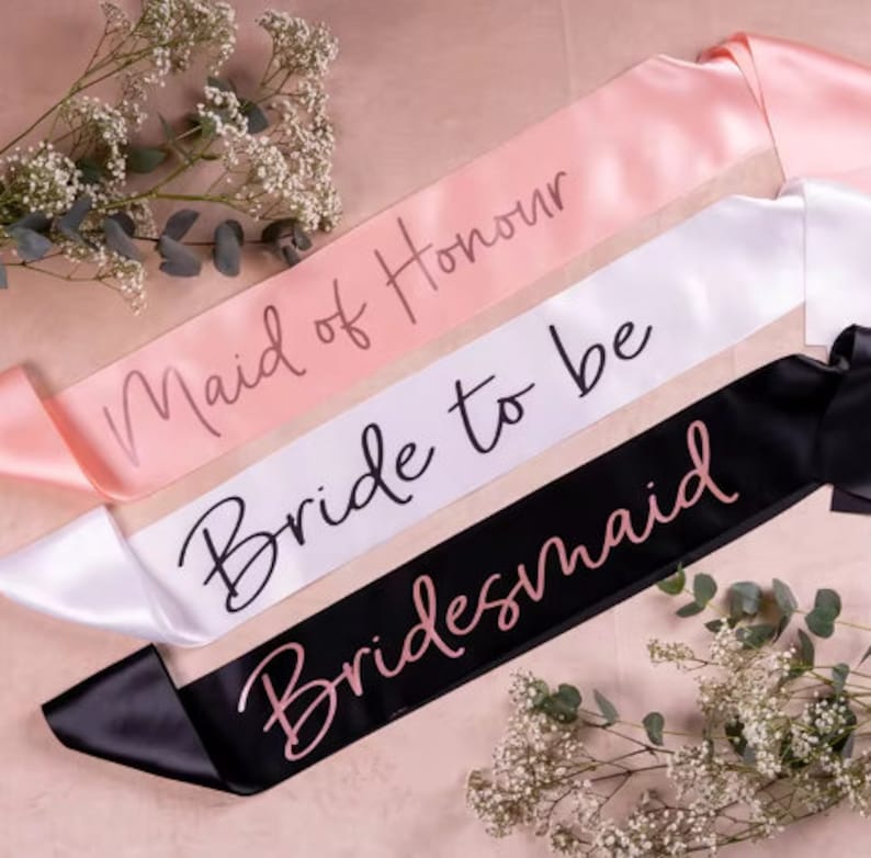 Custom Bridal Sash - Bachelorette Party Sash - Bachelorette Party ...