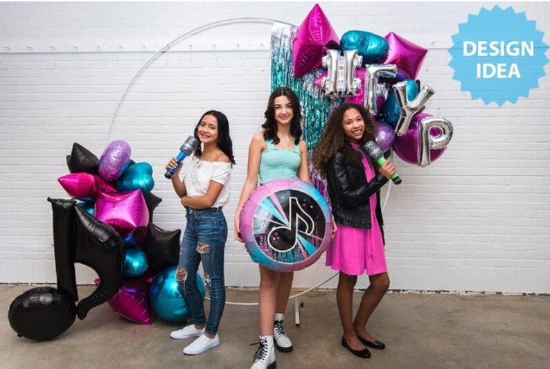 TIK TOK Birthday Tik Tok Party Tik Tok Birthday Balloons - Etsy