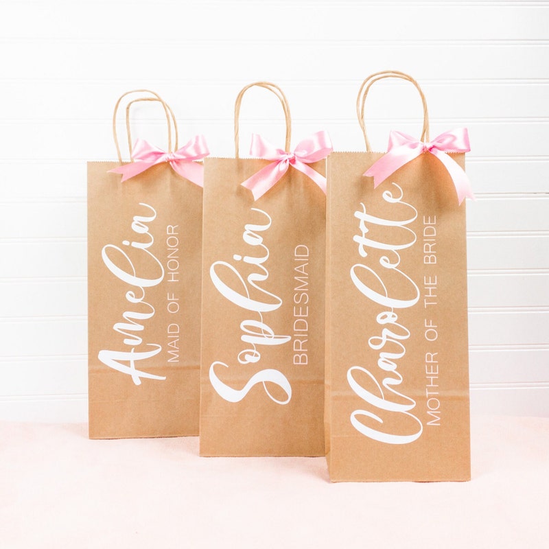 Personalized Paper Bags - Etsy