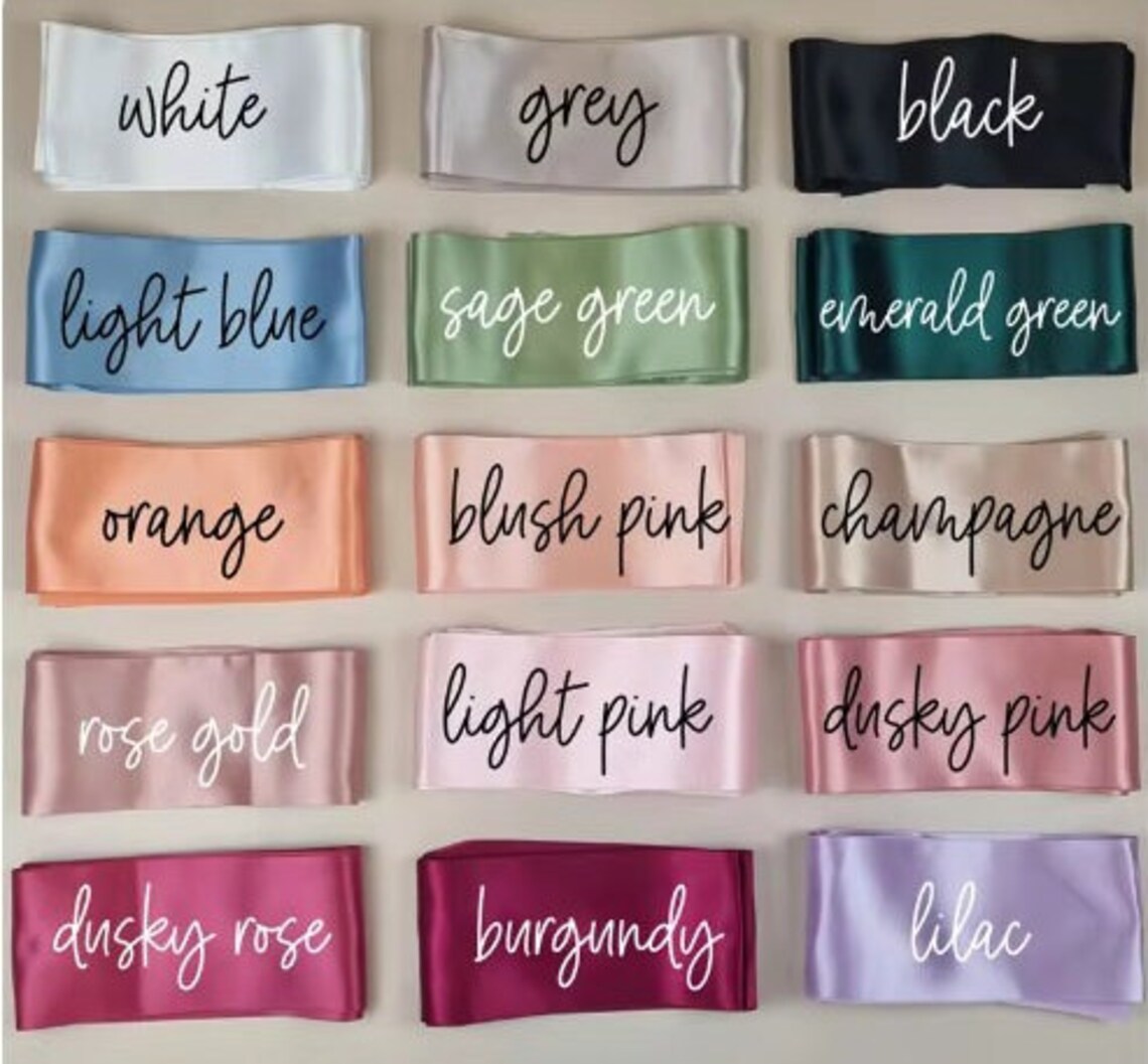 Custom Bridal Sash - Bachelorette Party Sash - Bachelorette Party ...