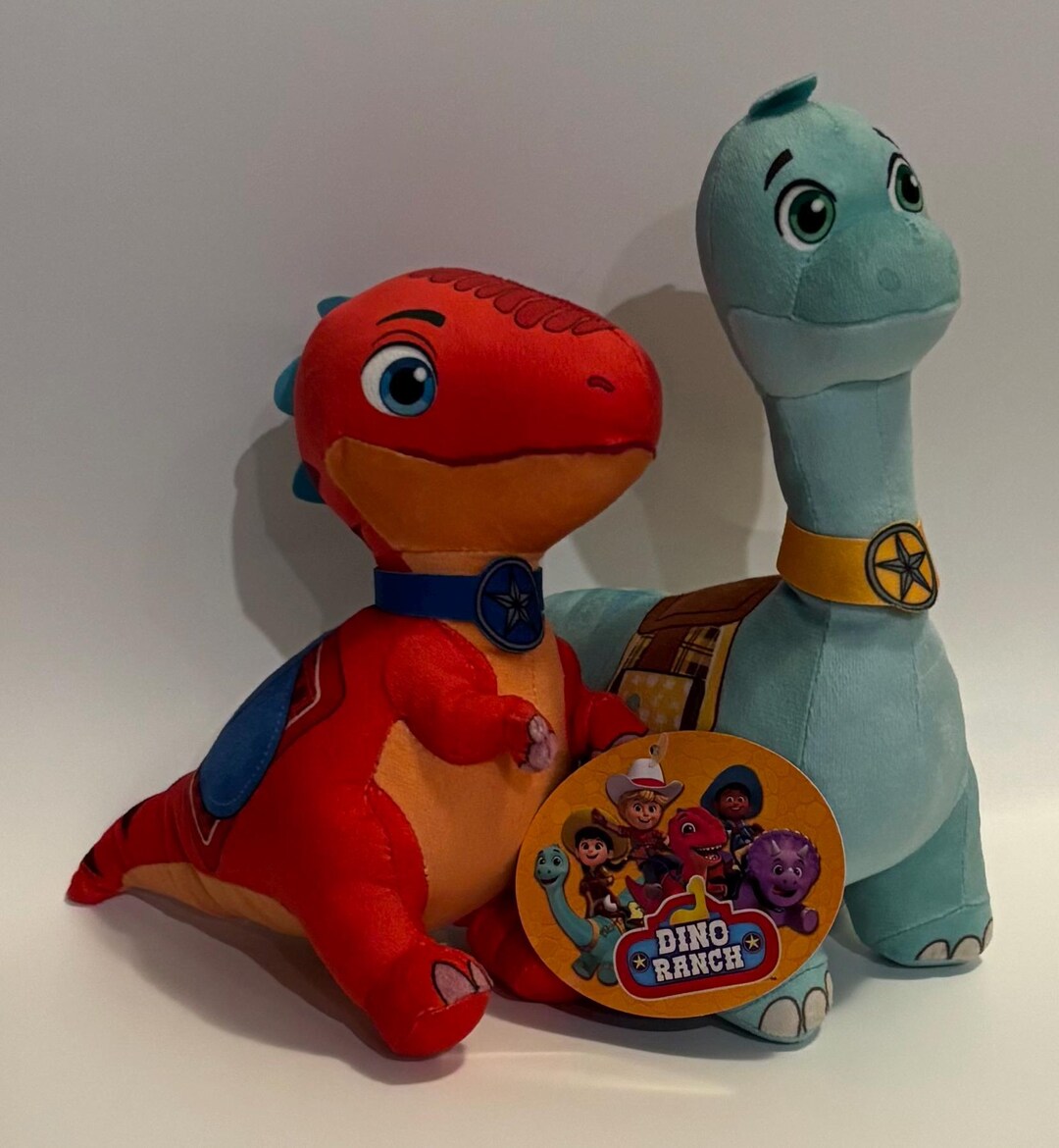 NEW 7”-8” Toy Factory Dino Ranch Plush Pack - Etsy