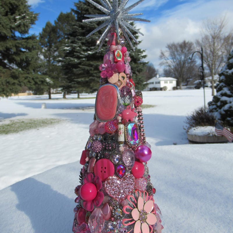 Jeweled Cone Tree - Etsy