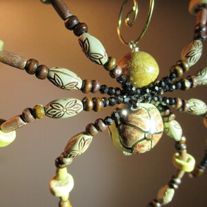 Large 6x6” Wooden Spider Tarantula Jewelry Art Ornament Decoration ...