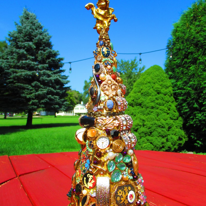 Jeweled Cone Tree - Etsy