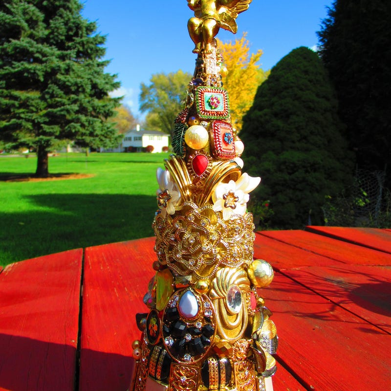 Jeweled Cone Tree - Etsy