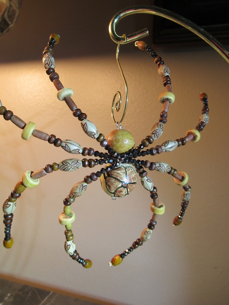 Large 6x6 Wooden Spider Tarantula Jewelry Art Ornament | Etsy