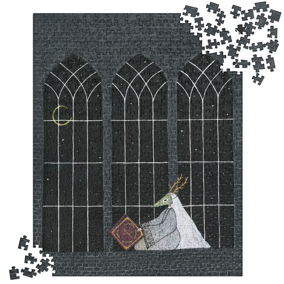 Dark Goth Jigsaw Puzzle - Etsy