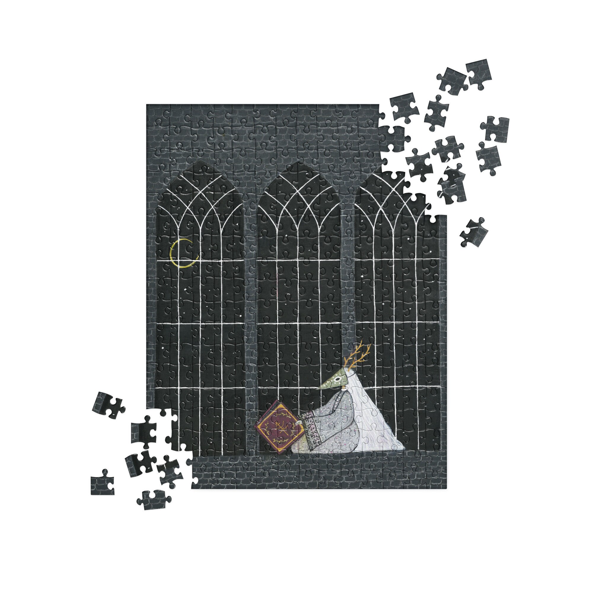 Dark Goth Jigsaw Puzzle - Etsy