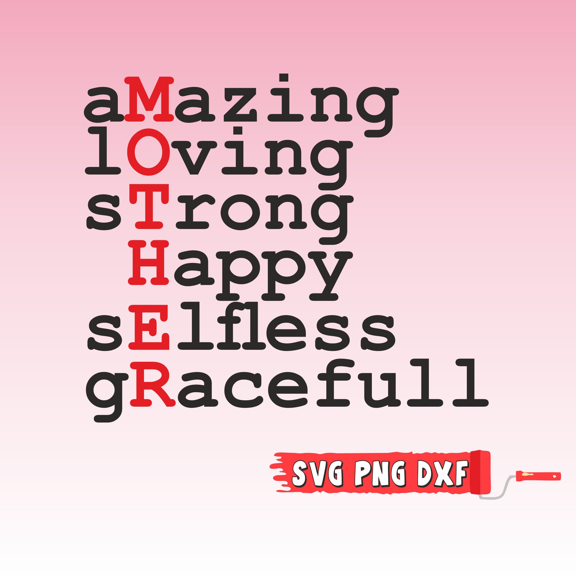 Día de la Madre Svg, Mama Definición Svg, Madre Increíble, Amor, Fuerte ...