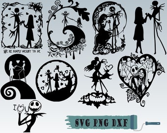 Jack Skellington Font Svg - Etsy UK