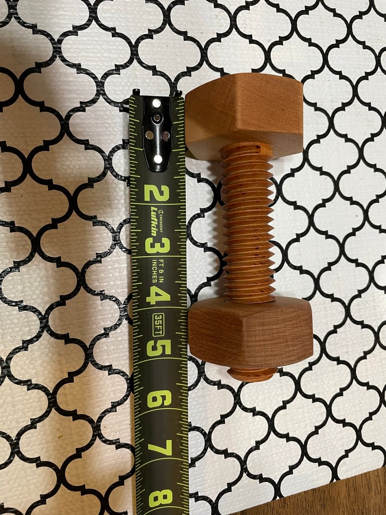 Wood Nut & Bolt, Desk Toy, Fidget Toy - Etsy