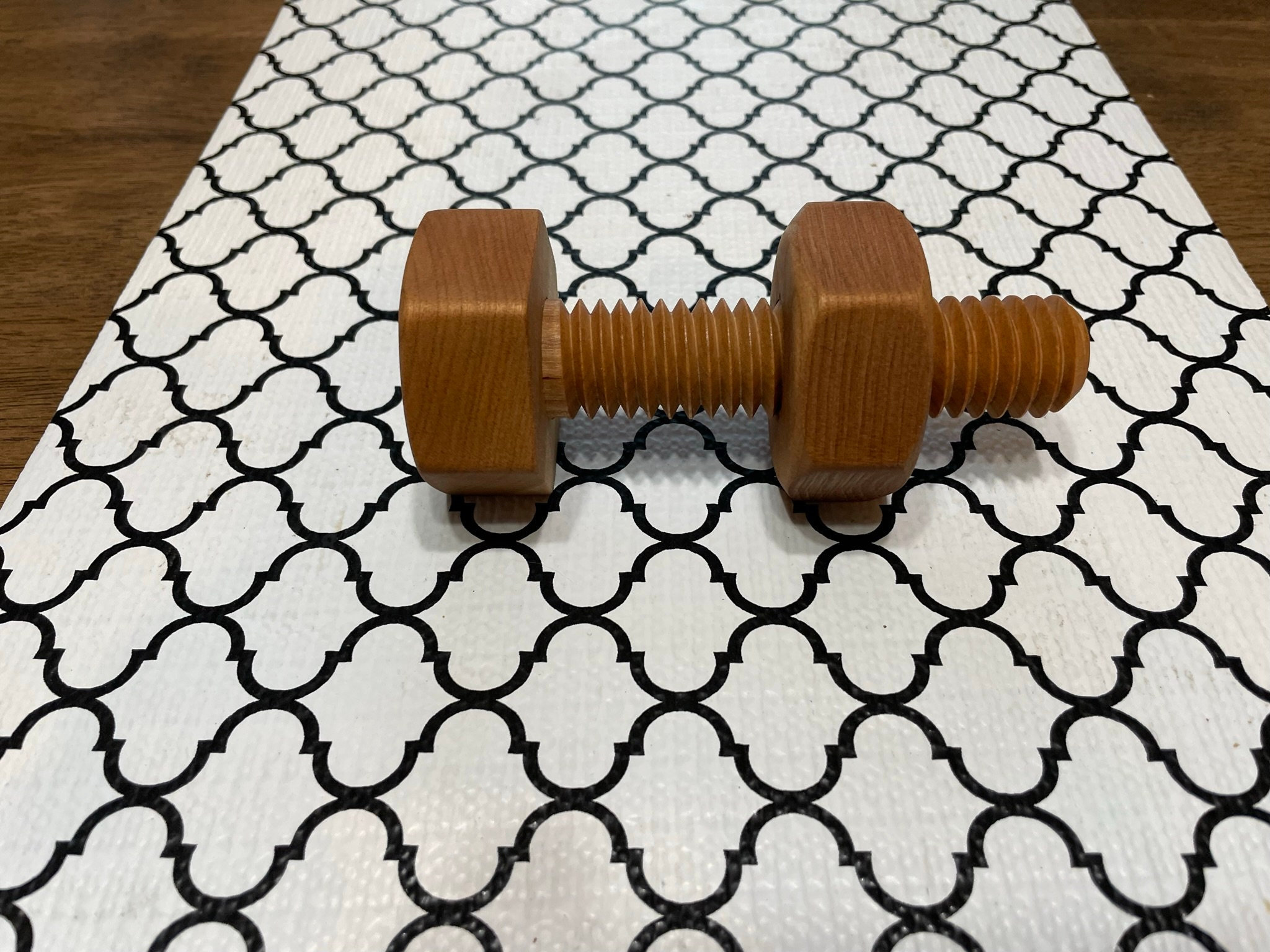 Wood Nut & Bolt Desk Toy Fidget Toy - Etsy