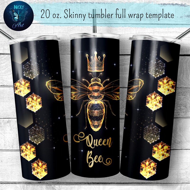 Queen Bee Png Cup Wrap - Etsy