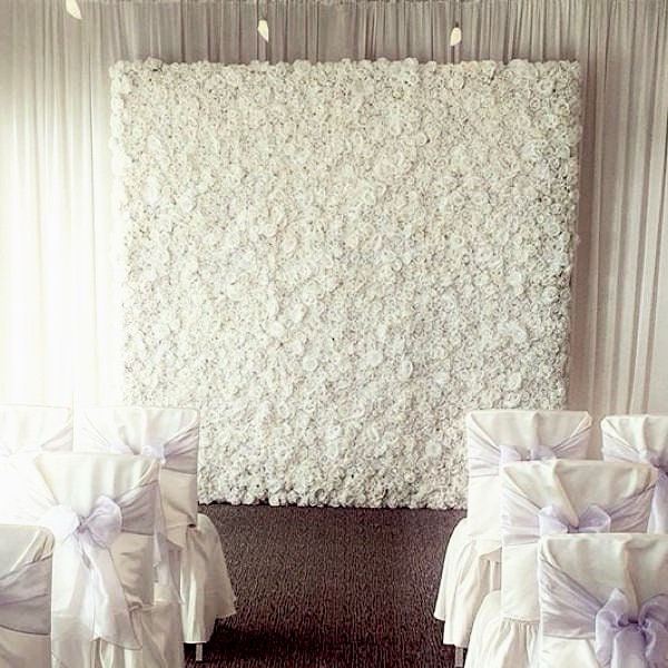 White Floral Backdrop RENTAL ONLY Event Backdrop, Free Delivery, Set Up ...