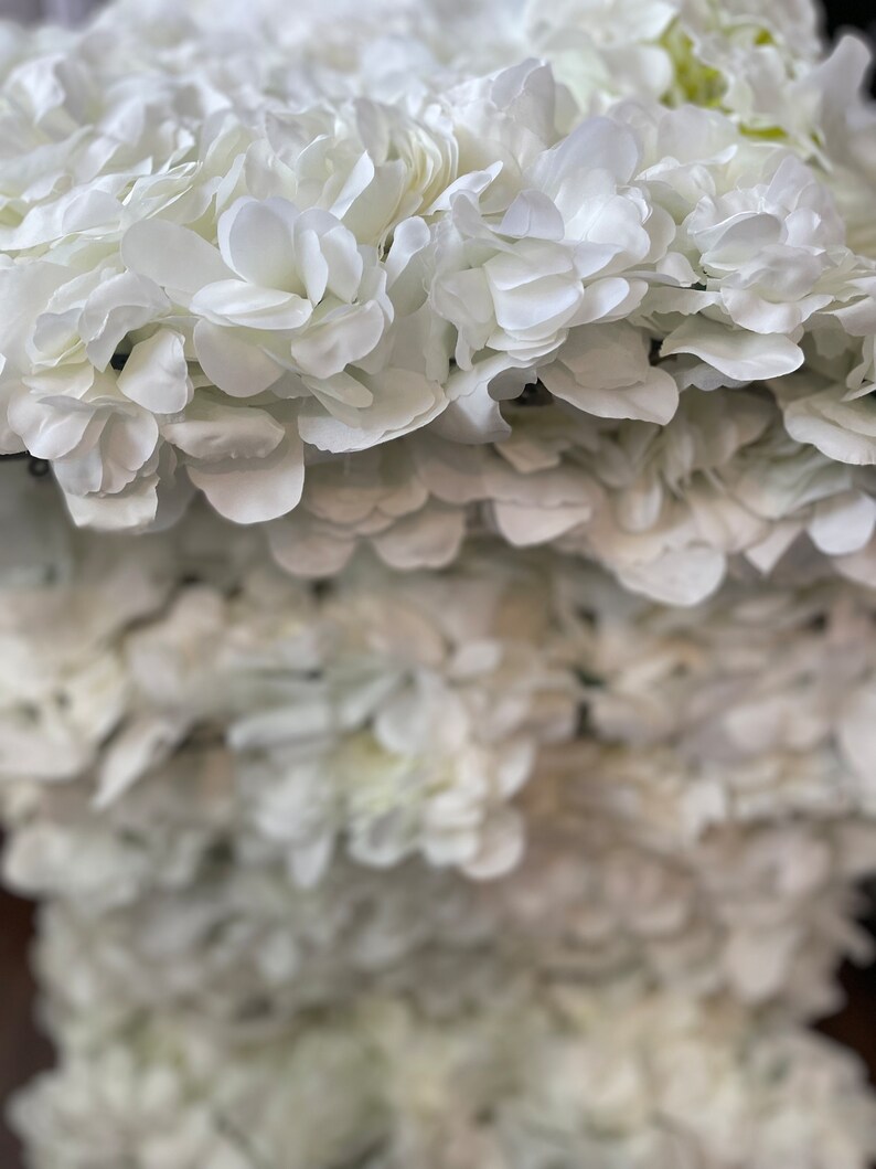 White Floral Backdrop RENTAL ONLY Event Backdrop, Free Delivery, Set Up ...