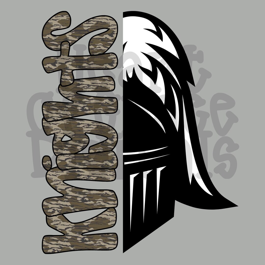 Camo Knights Mascot PNG School Spirit Png, Digital Design - Etsy