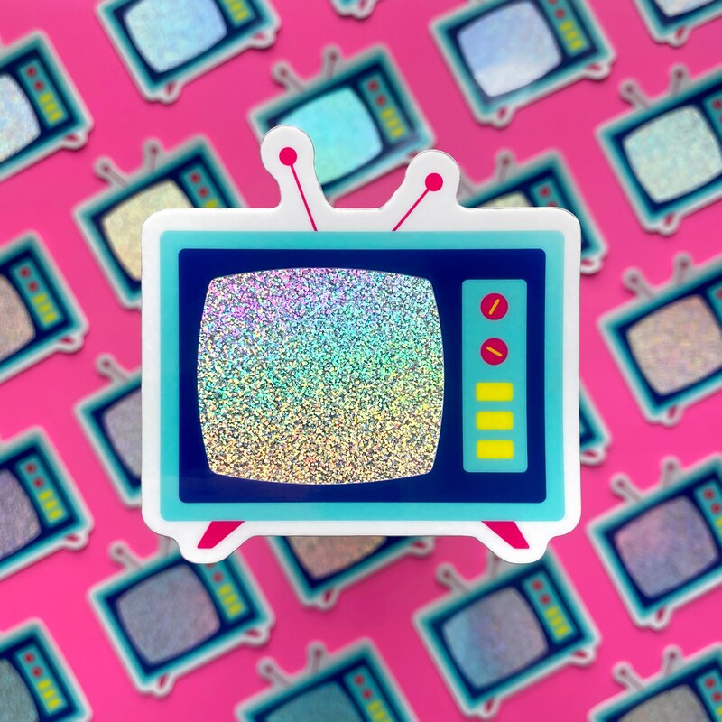 Television Stickers - Etsy