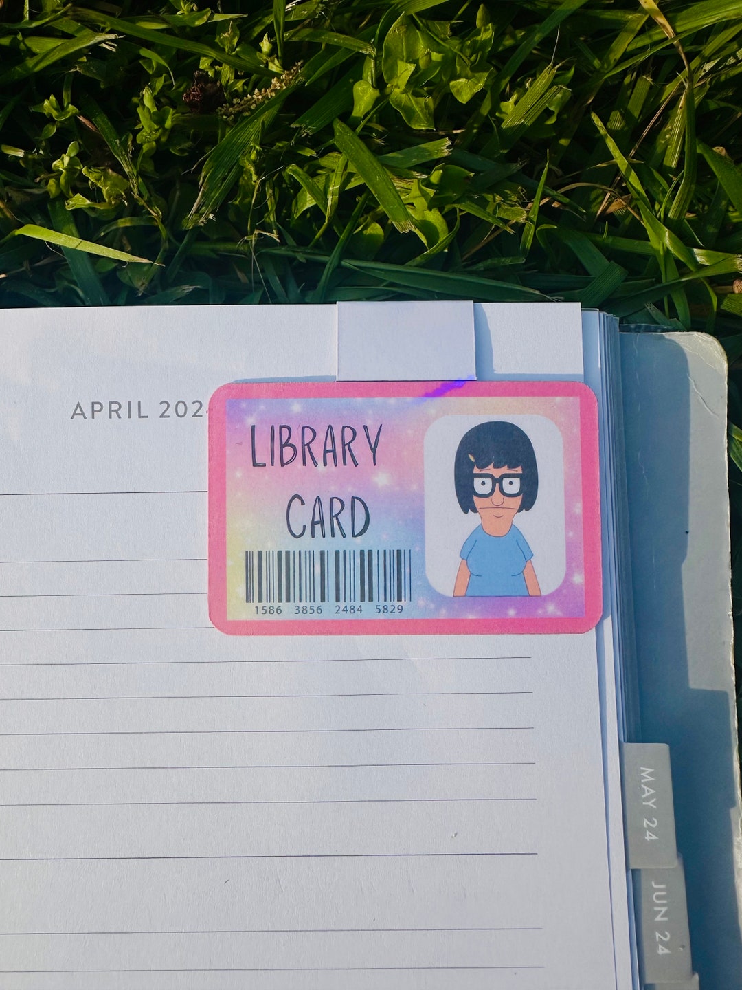 Funny Bookmark| Cartoon Tina Humor Holographic Bookmark, Funny Library ...