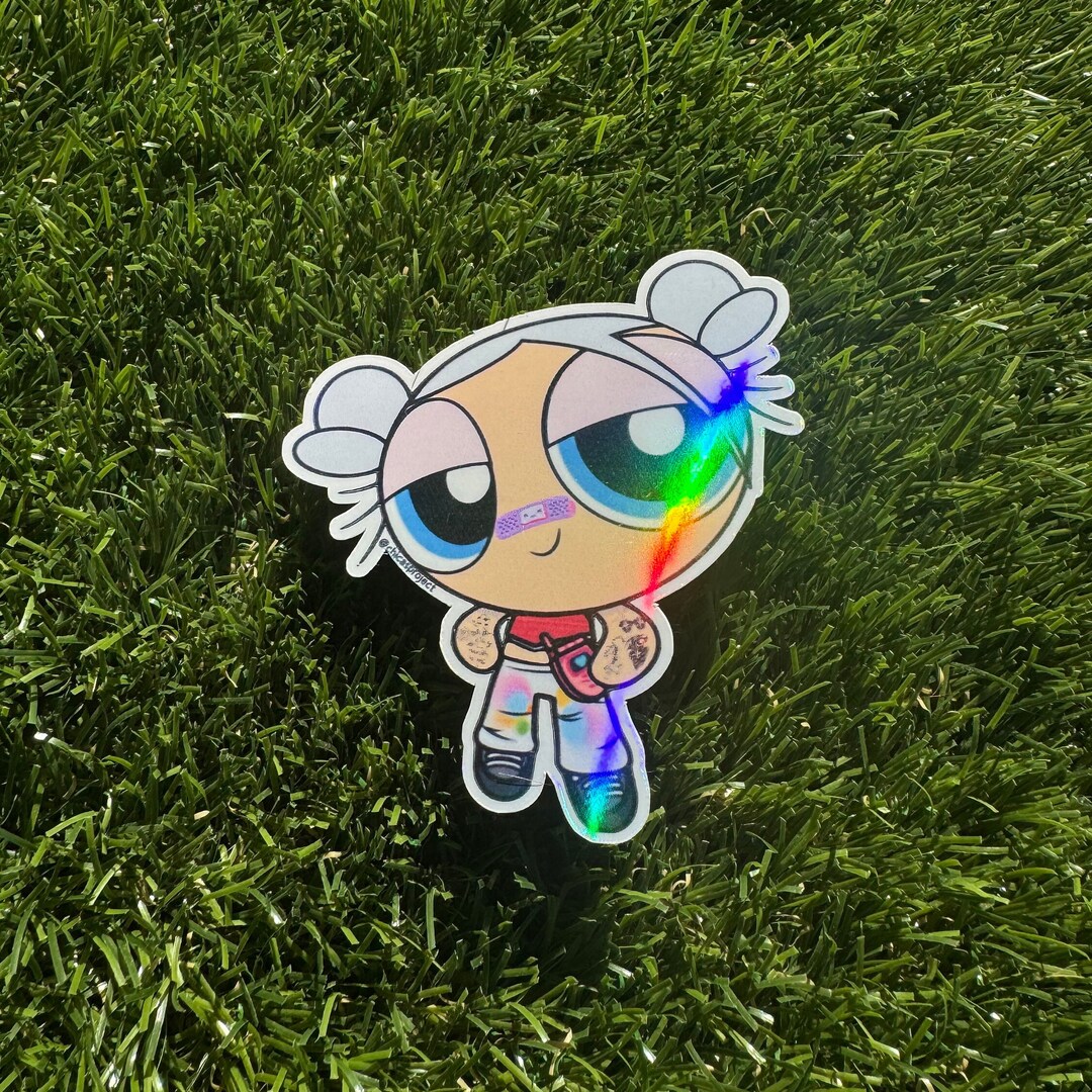 YM Sticker|| Miko Power Girl|| Young Miko Gift Idea|| Holographic ...