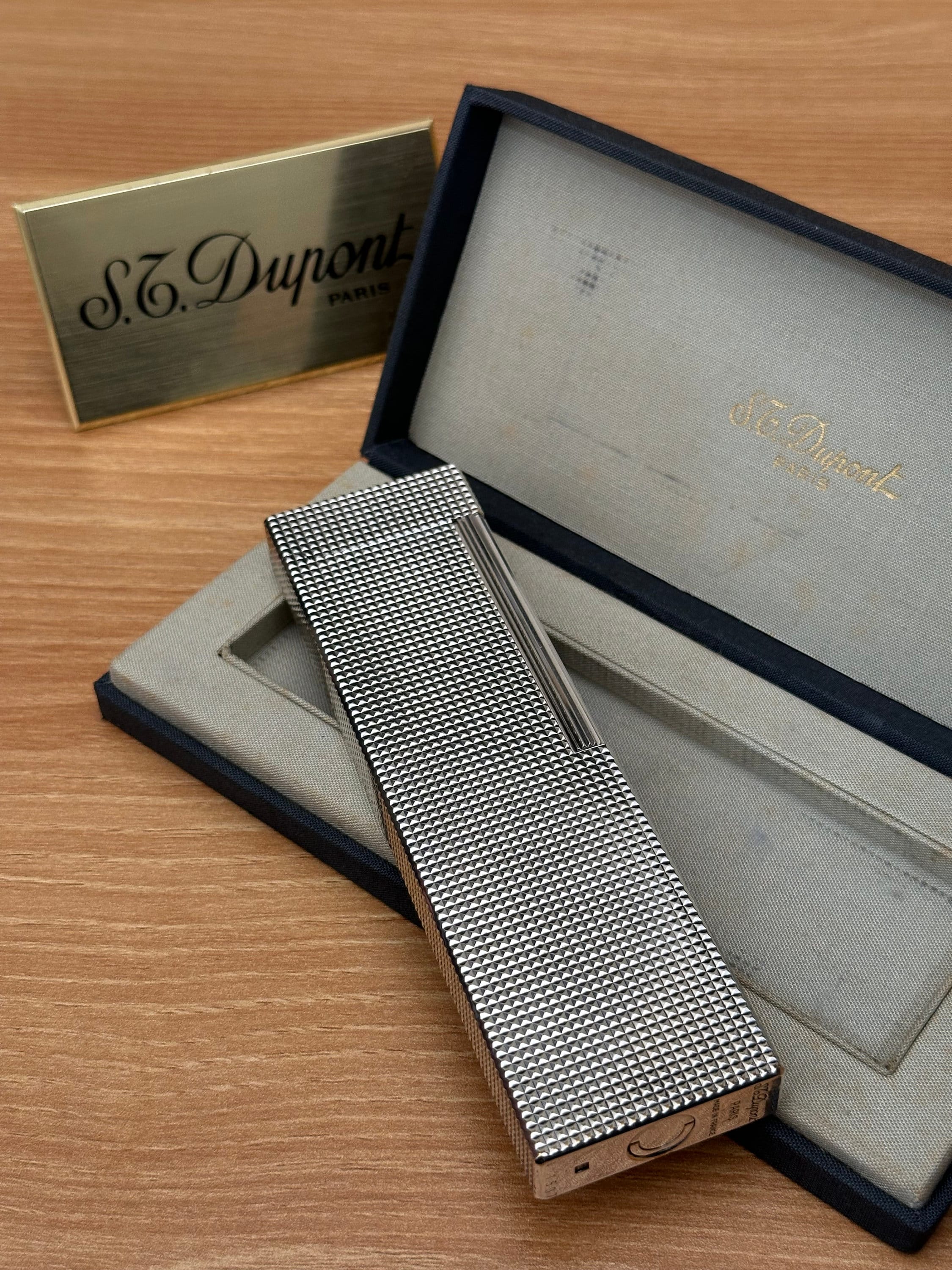 Vintage 1970 St Dupont Ligne 1 Early Version Silver Finish - Etsy