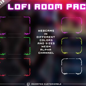Animated Lofi Streaming for Twitch Streamers Twitch Overlays Lofi ...